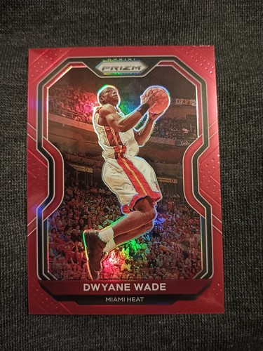 2020-21 DWYANE WADE PANINI PRIZM #195 RED SP #D/299 CARD MIAMI HEAT HOF ...