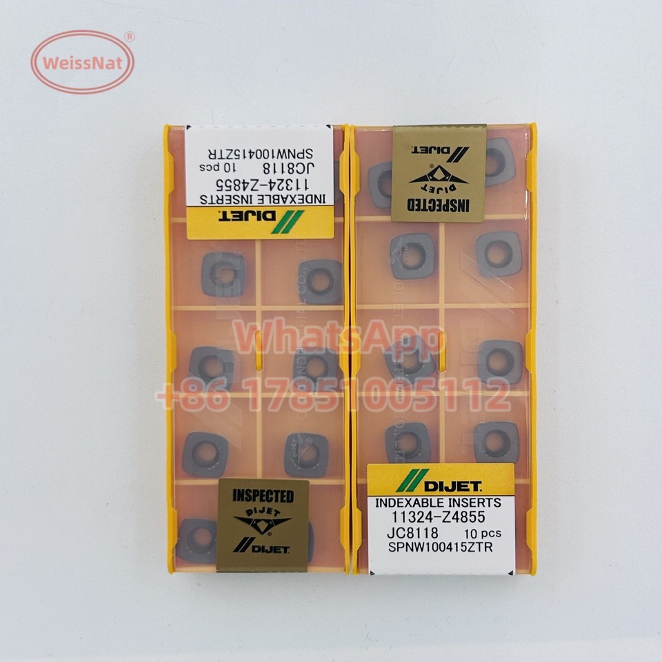Dijet SPNW100415ZTR JC8118 Milling Carbide Insert SPNW Inserts 10pcs ...