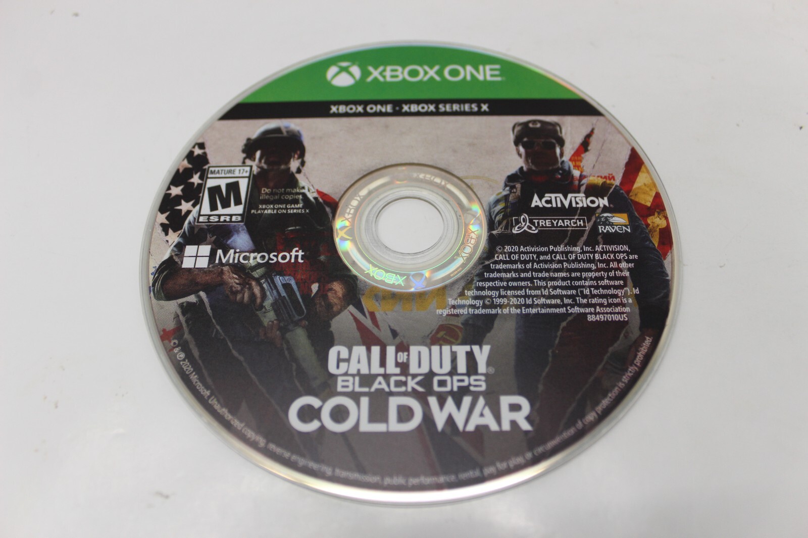 Call of Duty: Black Ops Cold War (Xbox One, 2020) Disc Only 47875884977 ...