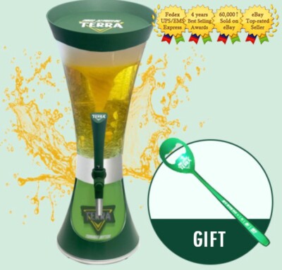 LED Type Terra Soju Beer Tower Somaek Maker Dispenser Real carbonated ...