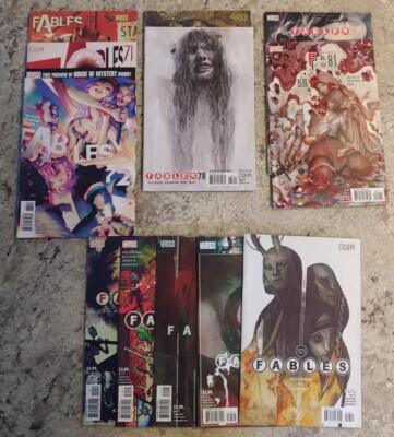 Fables WILLINGHAM Buckingham #70 71 72 77 78 80 81 118 120-123 Original ...