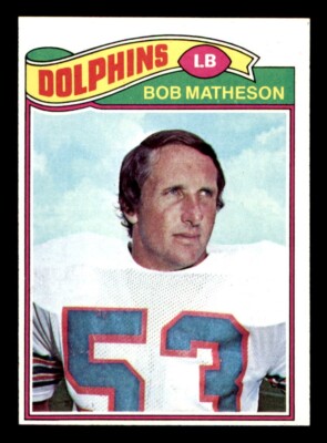 1977 Topps Football #352 Bob Matheson NM | eBay