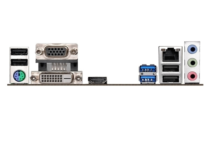 OEM I/O IO shield Backplate for ASRock H310CM-HDV/M.2 Motherboard Rear ...