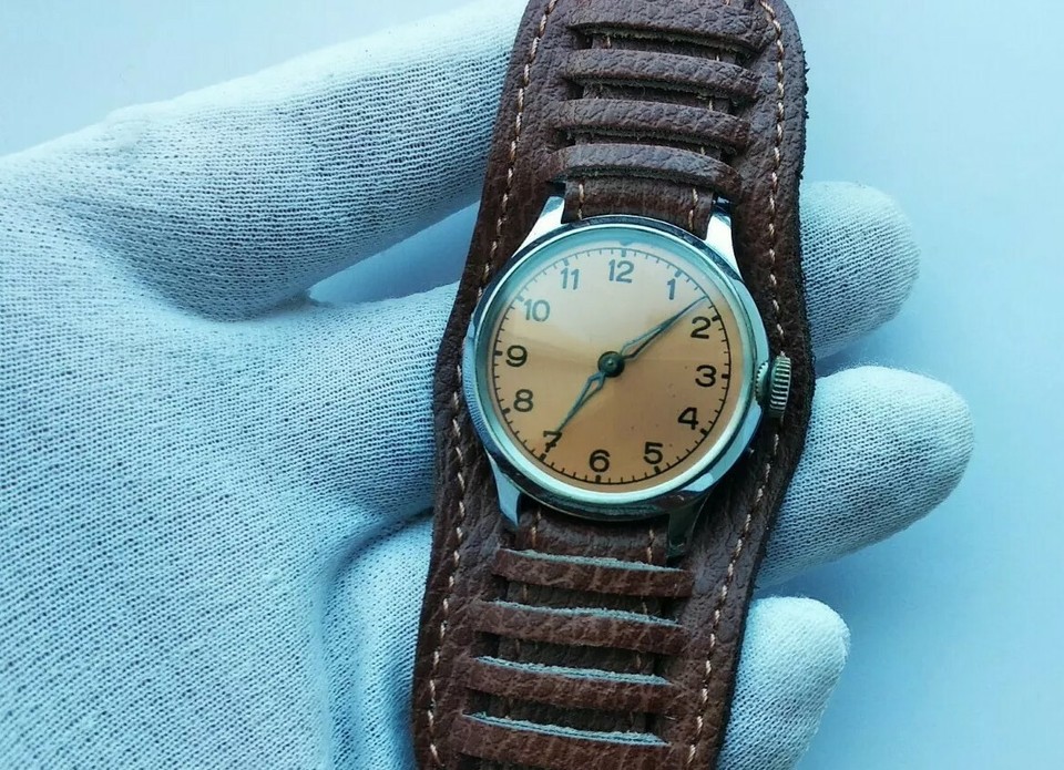 Vintage Watch Military RARE Old Germany WW2 wristwatch MEN'S 1930-1940 ...