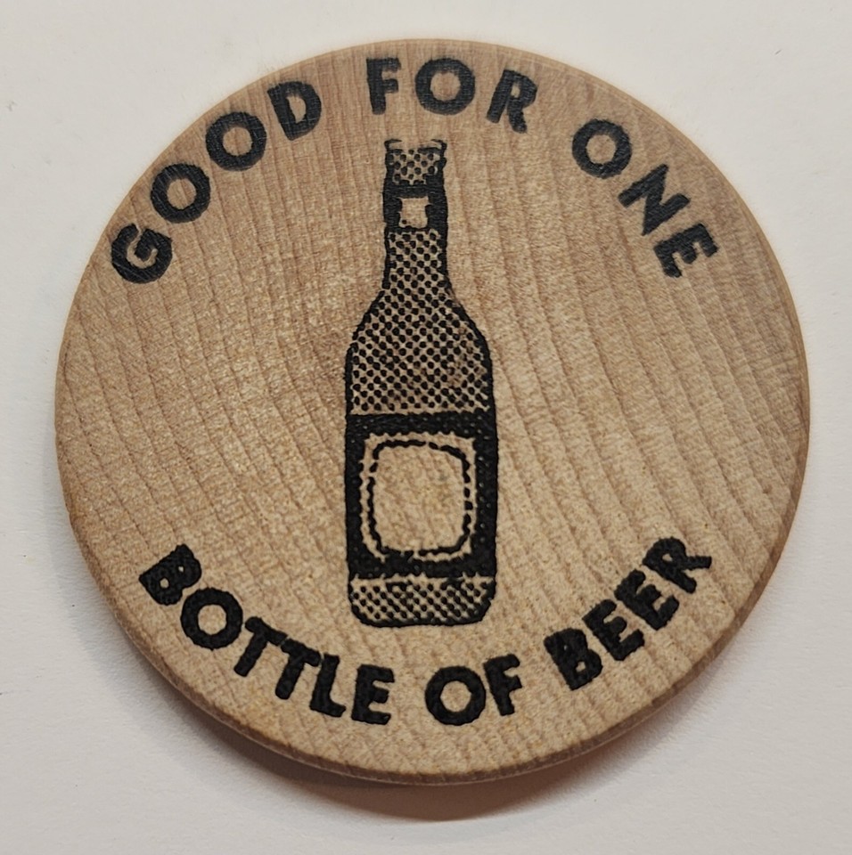 VINTAGE BEER WOOD TOKEN / NIGHT TIMES DISCOTHEQUE / PUERTO RICO | eBay