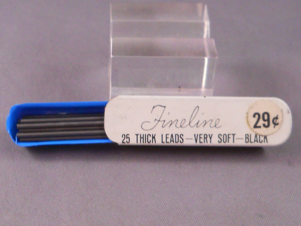 Sheaffer Vintage 2B Lead Short thick l.lmm-24 sticks to tube preprice ...
