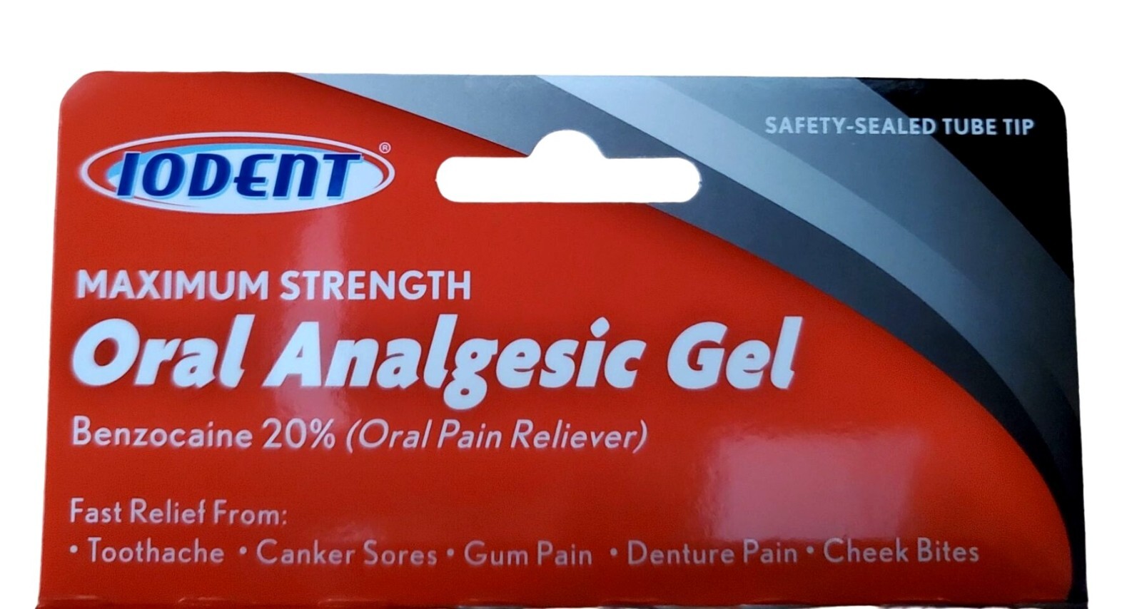 IODENT Maximum Strength Oral Analgesic Gel 0.42oz Relief for toothache cold sore | eBay