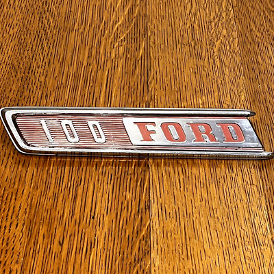 Hood Side Emblem F100 1967 Ford Truck C7TB-16721-A Left Fomoco #M11 | eBay