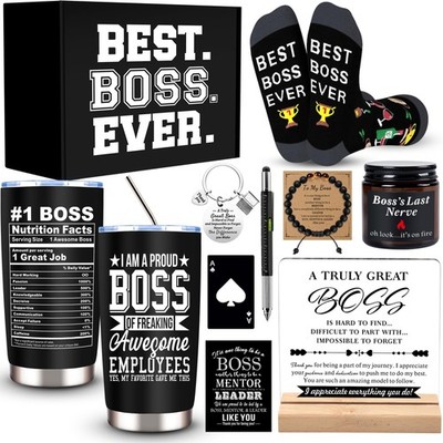 10 Pcs Boss Gifts for Men, Boss Day Gifts for Him, Best Bosses Gift ...