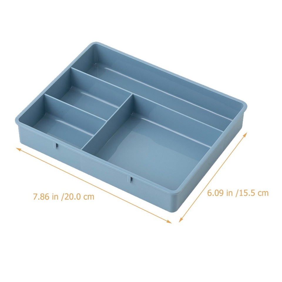 4 Pcs Cube Storage Bin Organizing Trays Plastic Desktop Organizer ...
