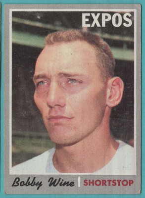 1970 Topps Bobby Wine Montreal Expos #332 | eBay