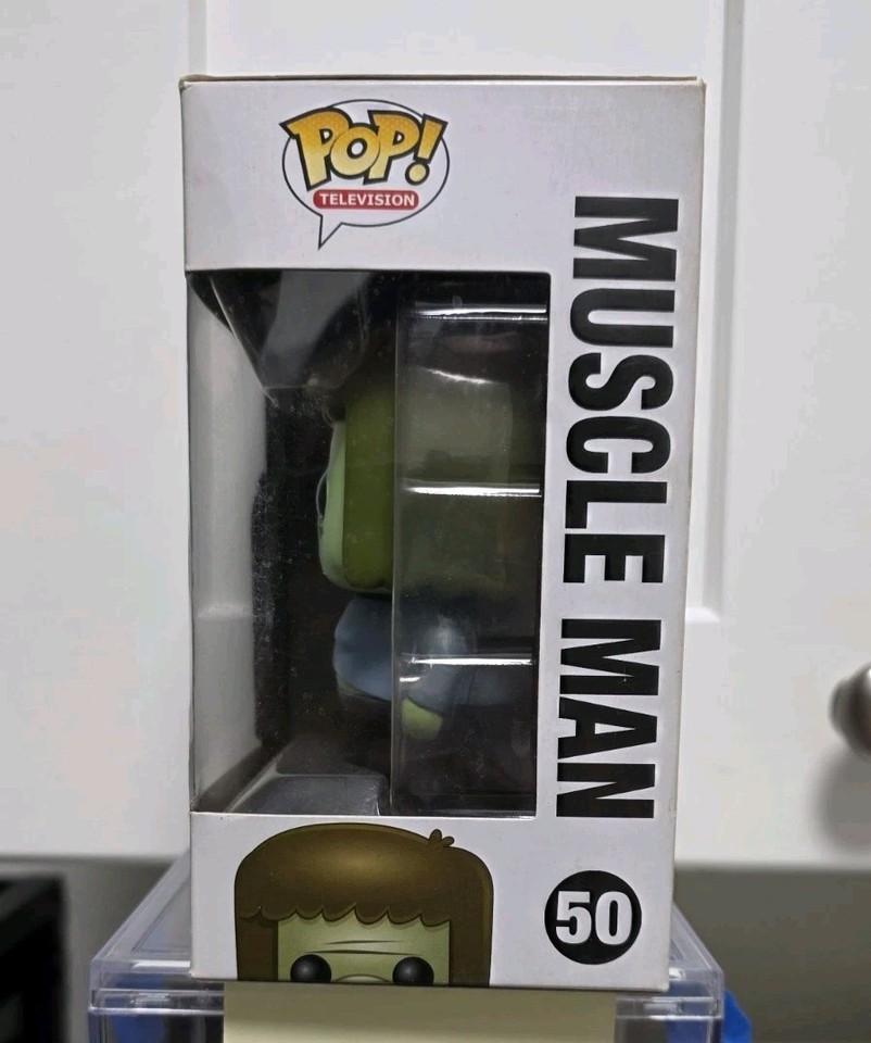 Funko Pop! Vinyl Cartoon Network Muscle Man #50 w/ POP STACK PROTECTOR ...