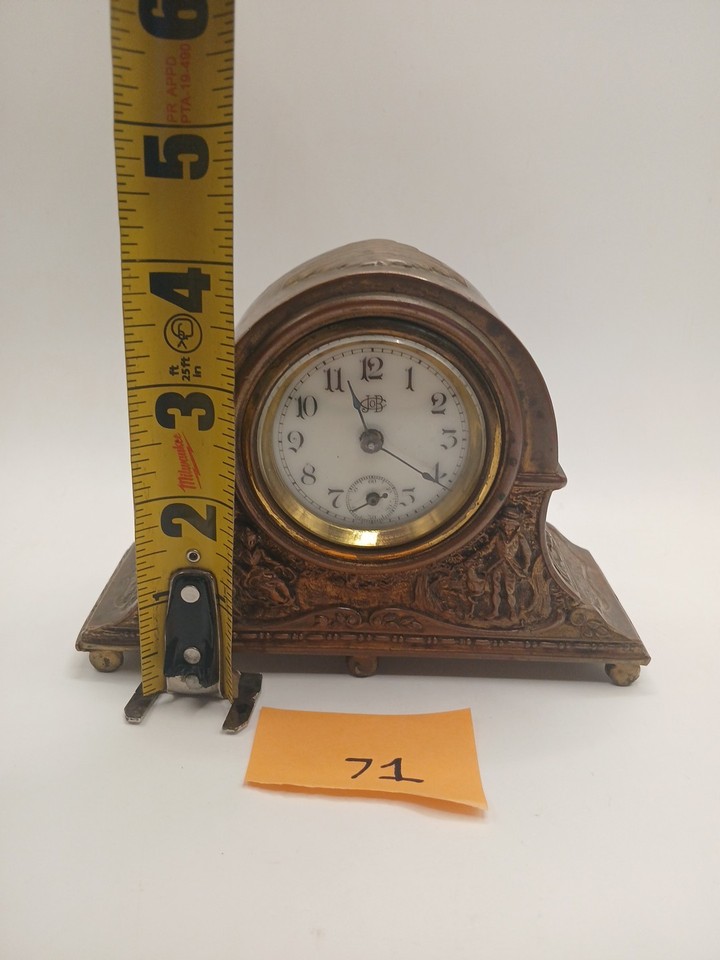 Early 1900s Jennings Brothers Bronze/brass Mantle Clock | eBay