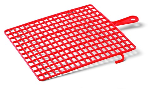 Farbgitter Farbabstreifgitter Malergitter Gitter aus Kunststoff rot ...