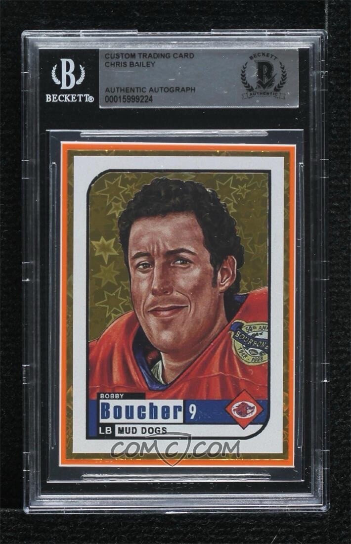 RARE THE WATERBOY BOBBY BOUCHER ADAM SANDLER CARD ART 1/1 BAS | eBay