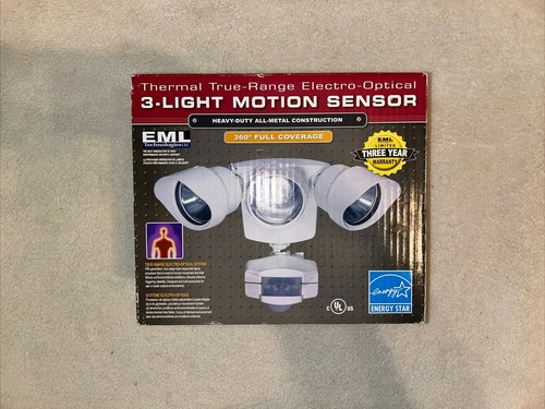 EML True Thermal Range 3 Security Garage Light W/ 360 Motion Sensor ...