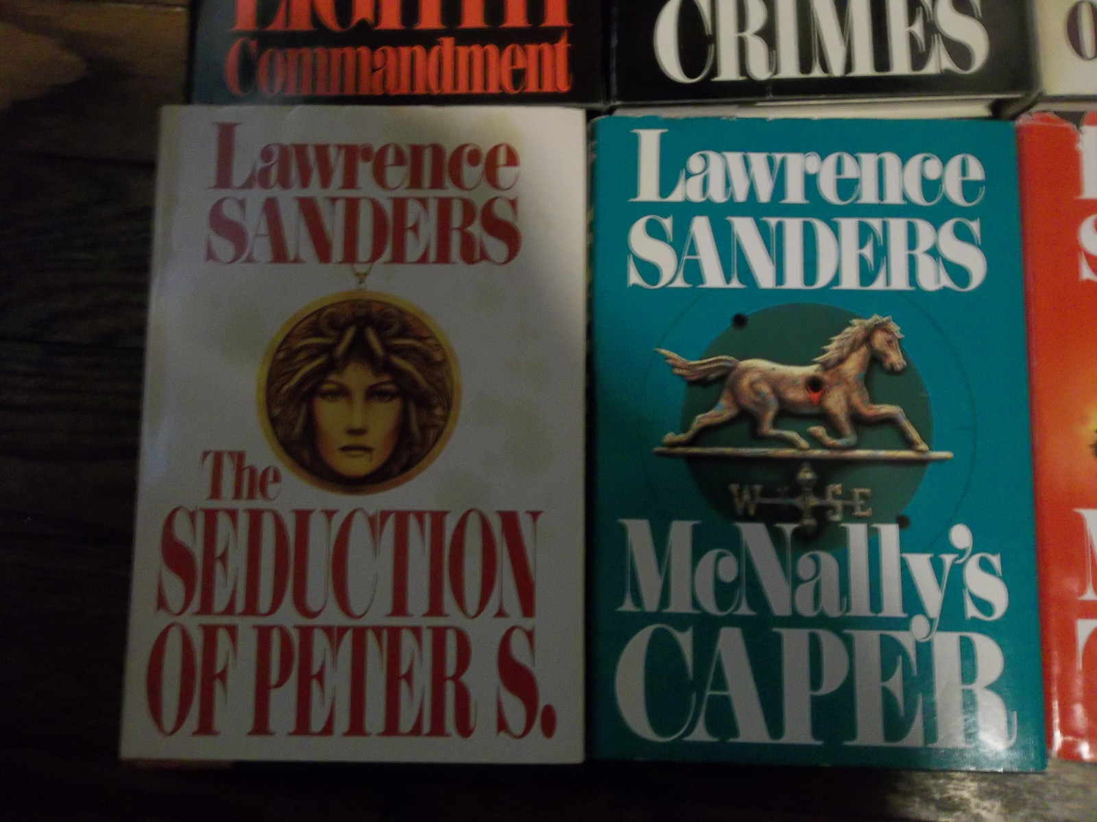 Lot of 9 LAWRENCE SANDERS Hardcover Books CAPITAL CRIMES Sullivan's ...