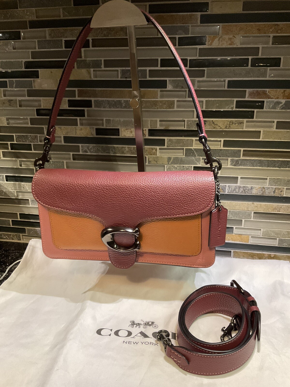 Coach Tabby 26 In Colorblock 76105 Multi Bag Crossbod… - Gem