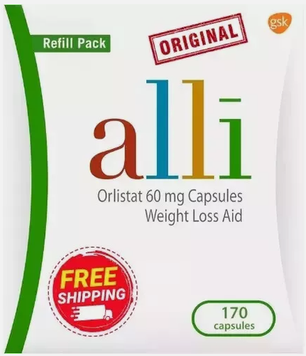 Alli Diet Weight Loss Supplement Pills Orlistat 60Mg Capsule 170 Count ...