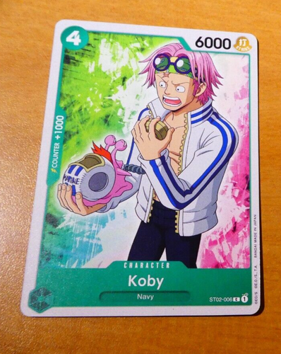 ONE PIECE ENGLISH CARD GAME CARTE KOBY ST02-006 ST EN TCG MINT | eBay