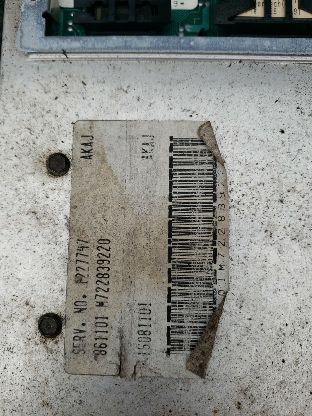 1989 CAMARO FIREBIRD TBI ECM COMPUTER ECU + PROM AKAJ 305 5.0 AUTO ...