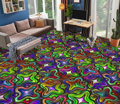 3D Color Perception O3604 Floor WallPaper Murals Wall Print Decal 5D ...