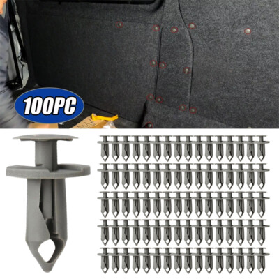 100x LONGER Gray Carpet Lining Trim Panel Fixing Clips for VW Crafter ...
