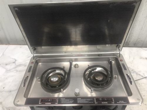 US marine Kenyon 406 alcohol and electric dual burner stove range boat ...