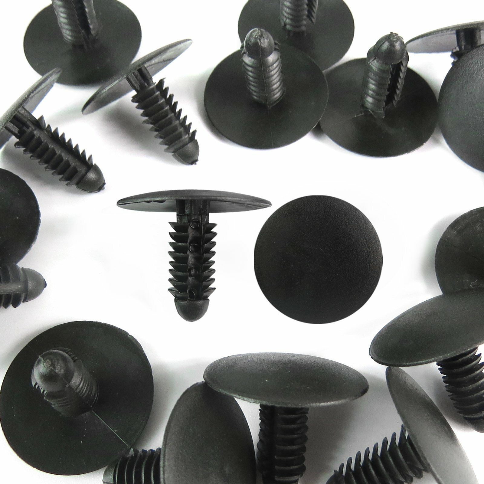 50 Hood Insulation Clip Push Type Retainer Plastic Fastener Rivet Fit 5 ...