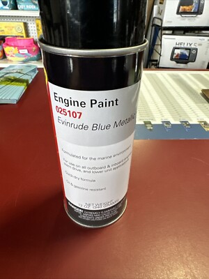 Moeller 025107 Engine Paint, Evinrude Blue Metallic | eBay