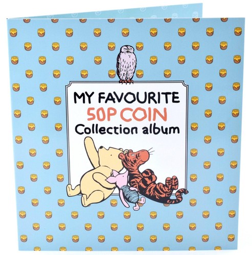 NEW Coin 50p Album Winnie The Pooh 9 Christopher Robin Piglet Eeyore [C ...