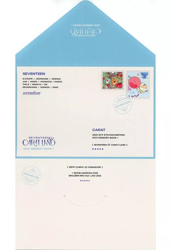 Paper Products Single Item Seventeen Love Letter 2021 Svt 5Th Fan ...