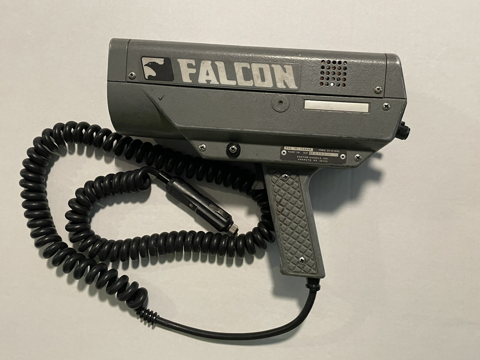 Kustom Signals Falcon IVQK50 Handheld Radar Gun Speed Detector 24.15GHZ ...