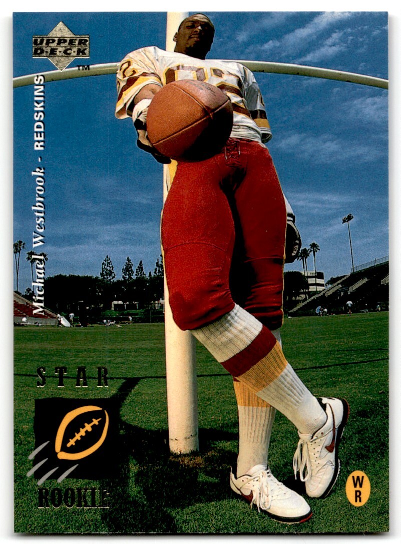 1995 Upper Deck Michael Westbrook Rookie Washington Redskins #4 | eBay