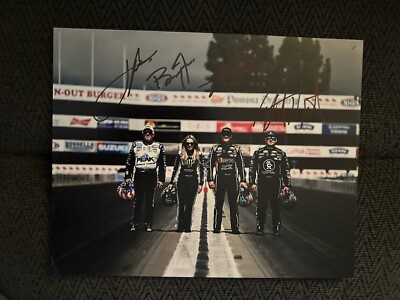 Robert Hight Austin Prock John & Brittany Force Signed 8 X 10 Photo ...