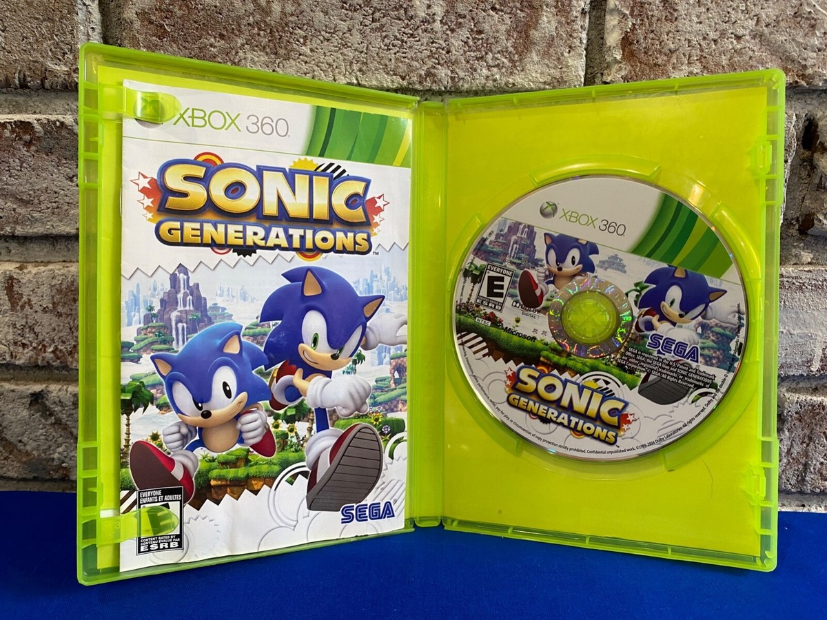 Sonic Generations Xbox 360 Cover