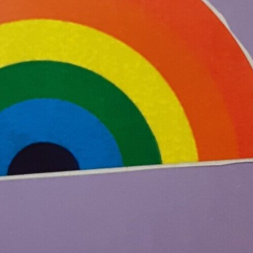 vintage 80s rainbow sticker | eBay