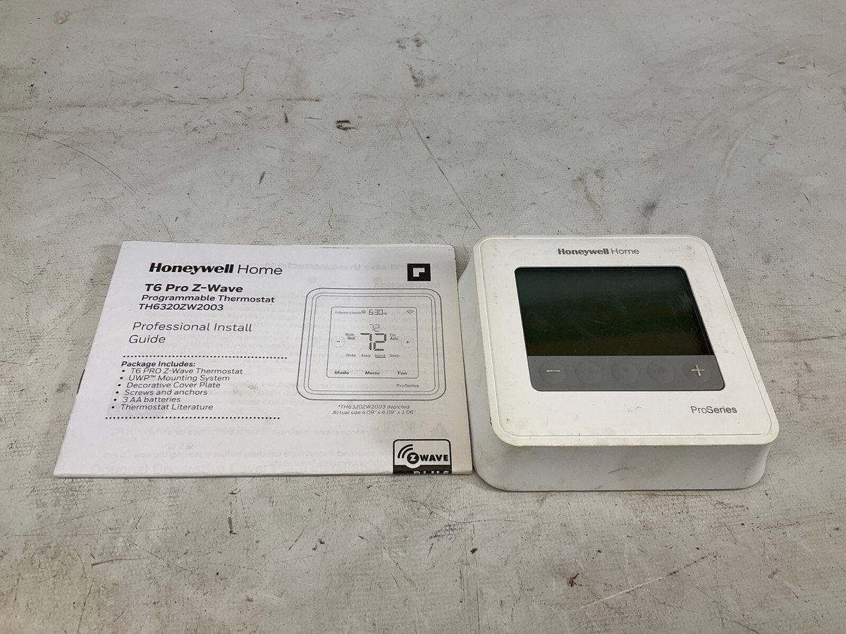 Termostato Z Wave De Honeywell Honeywell T6 Pro Z Wave Programmable