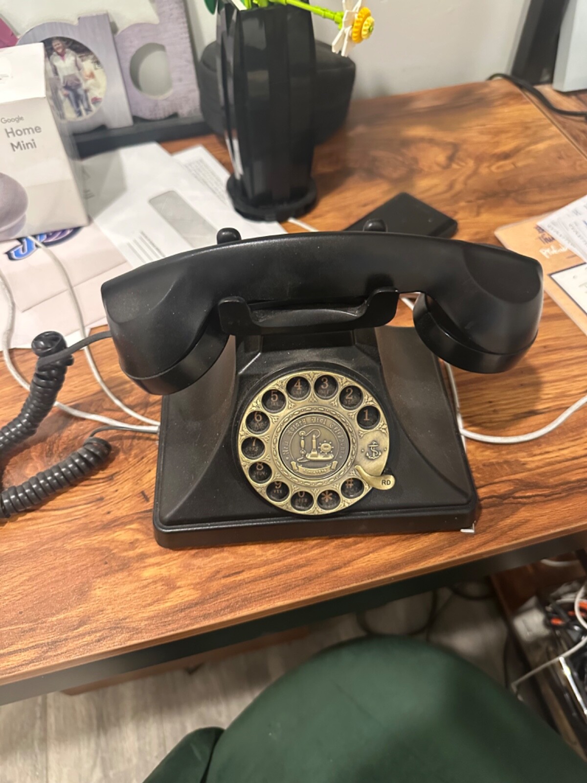 Beautiful Rotary Retro Rotary Dial Bell Desk Telephone that works! | eBay