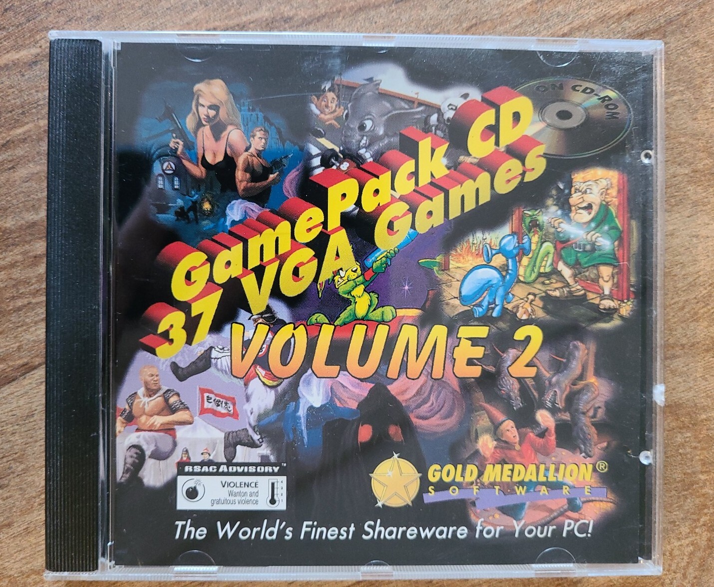 Gold Medallion Game Pack 2, 37 Best VGA Games (PC-Dos, CD-Rom, Jewel ...