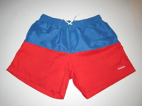 CHUBBIES MEN'S RED WHITE BLUE BOARD SHORTS SIZE XL WAIST 34"-36" INSEAM ...