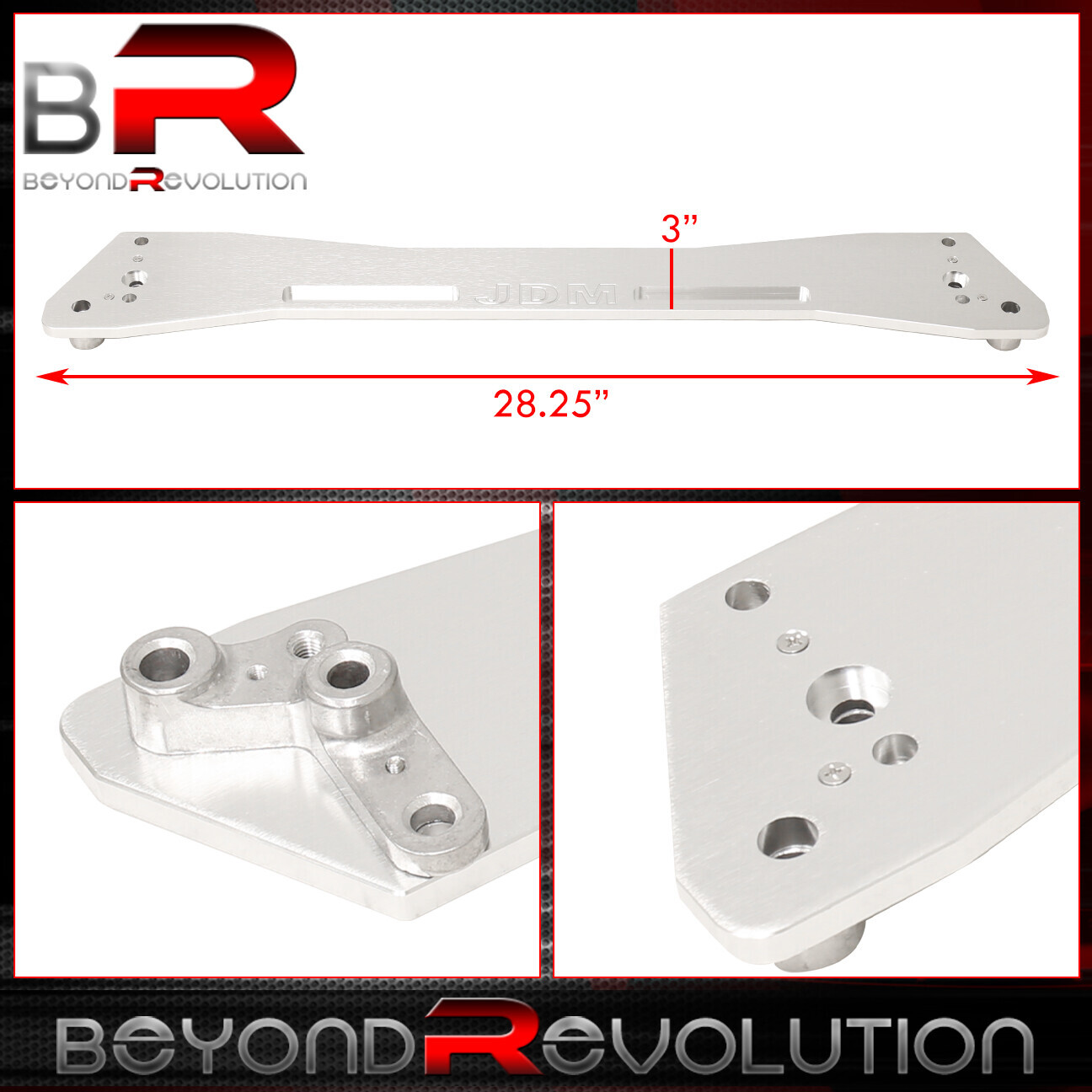 For 1994-2001 Integra DC2 Rear Lower Chassis Subframe Brace Tie Sway ...