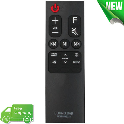 AKB75595331 Replacement Remote Control for LG Sound Bar SL4Y SL5Y SL6Y ...