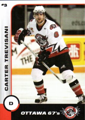 Carter Trevisani 2002-03 Ottawa 67's | eBay