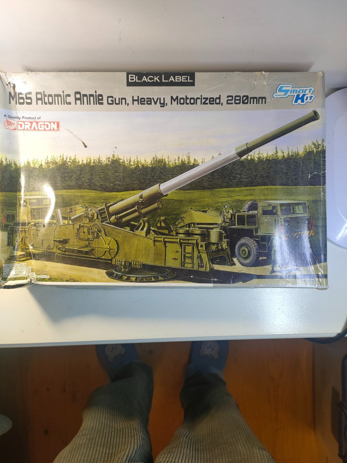 Dragon 7484 1/72 M65 Atomic Annie Gun Heavy Motorized 280mm model kit ...