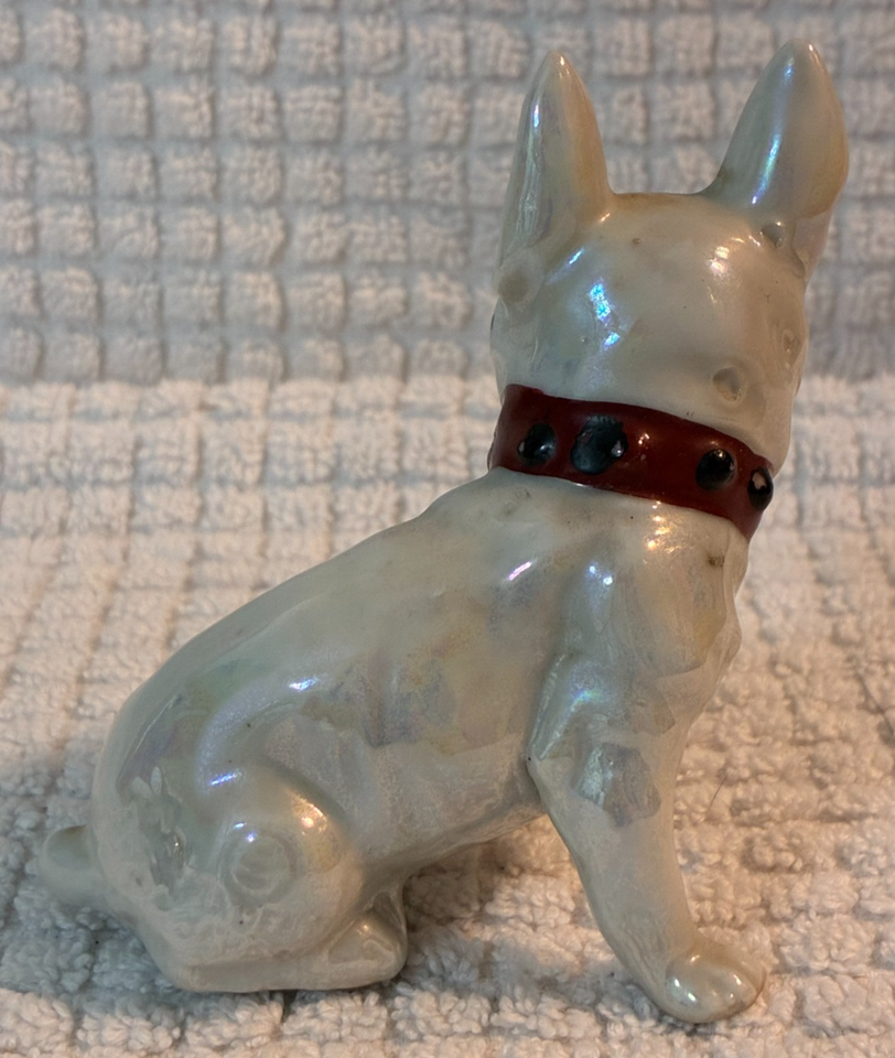 VINTAGE FRENCHIE DOG FRENCH BULLDOG PORCELAIN/CERAMIC FIGURINE JAPAN | eBay
