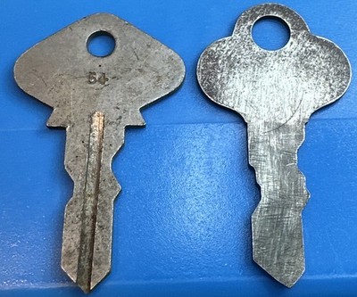 Vintage Model T Ford Ignition Key Lot (Set of 2) – Original Brass Keys ...