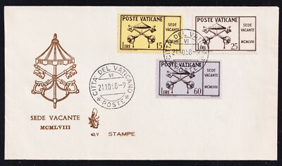 Vatican Stamps - Vatican City 1958