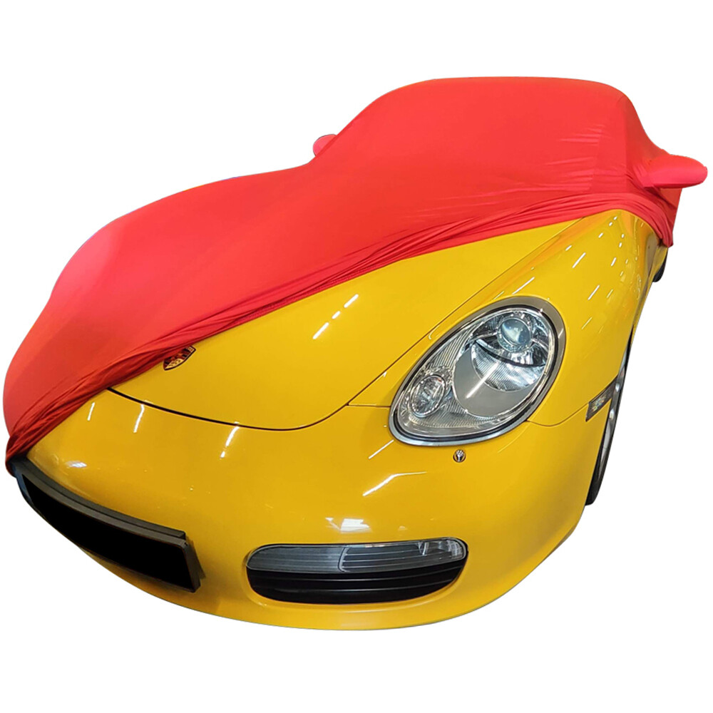 Indoor car cover fits Porsche Boxster (987) bespoke Maranello Red cover ...