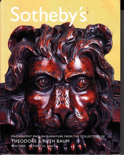 Sotheby's Collection of Theodore & Ruth Baum New York October 22 2004 ...